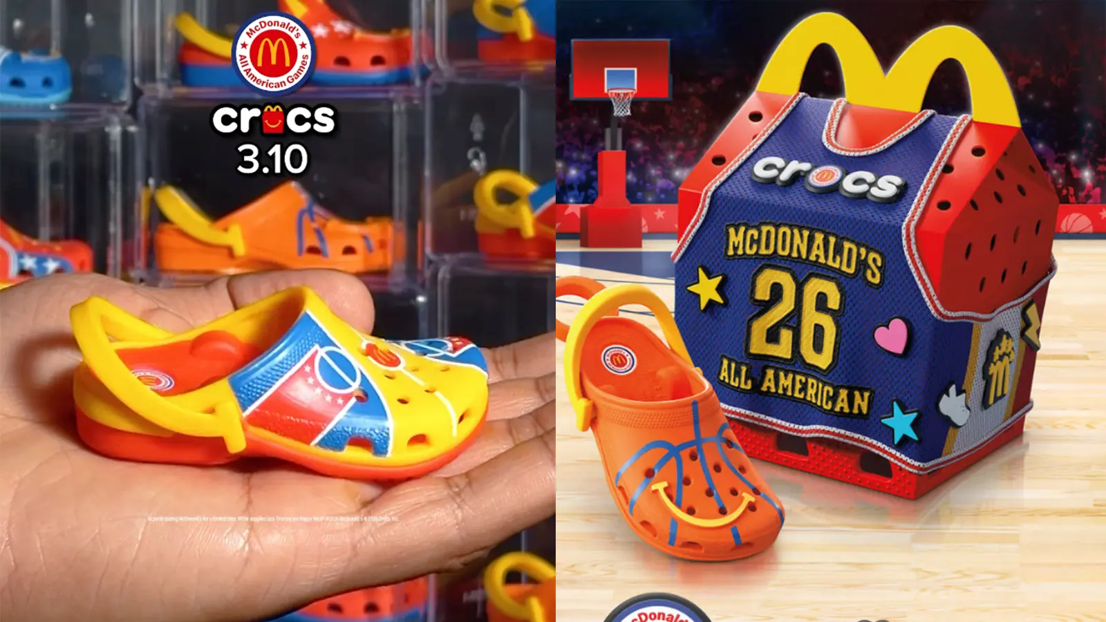 First Look: McDonald’s All-American Game x Crocs Happy Meal